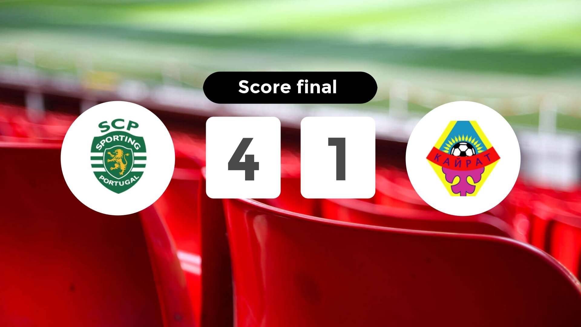 Résumé du match Sporting CP vs Kairat du 18 septembre 2025