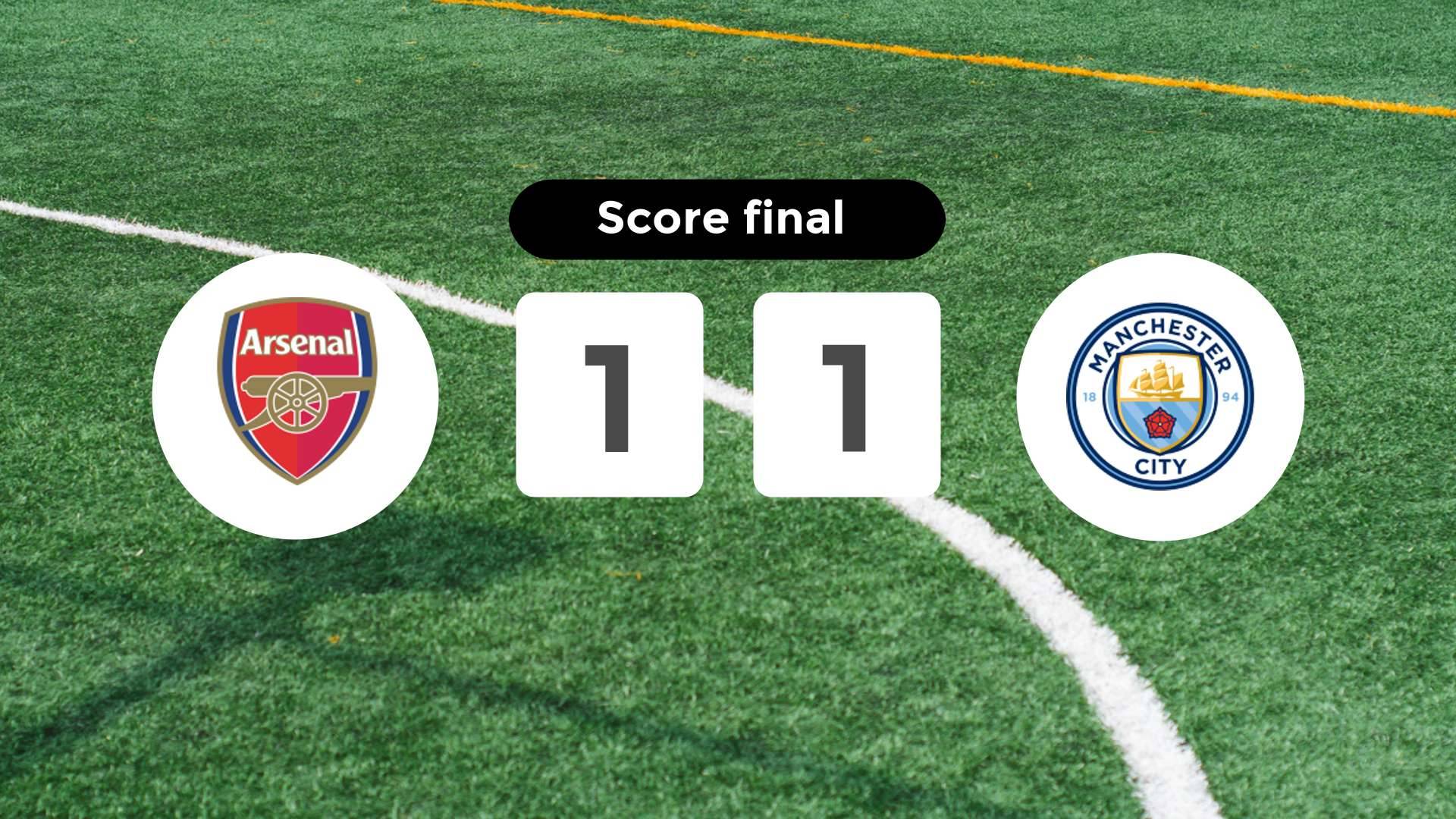 Résumé du match Arsenal vs Manchester City du 21 septembre 2025