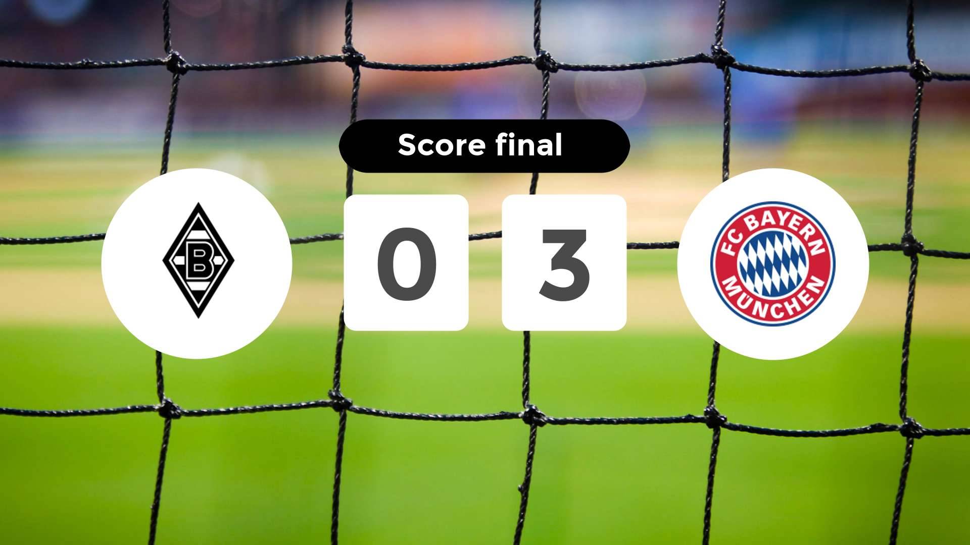 Résumé du match Borussia Mönchengladbach vs FC Bayern München du 25 ...