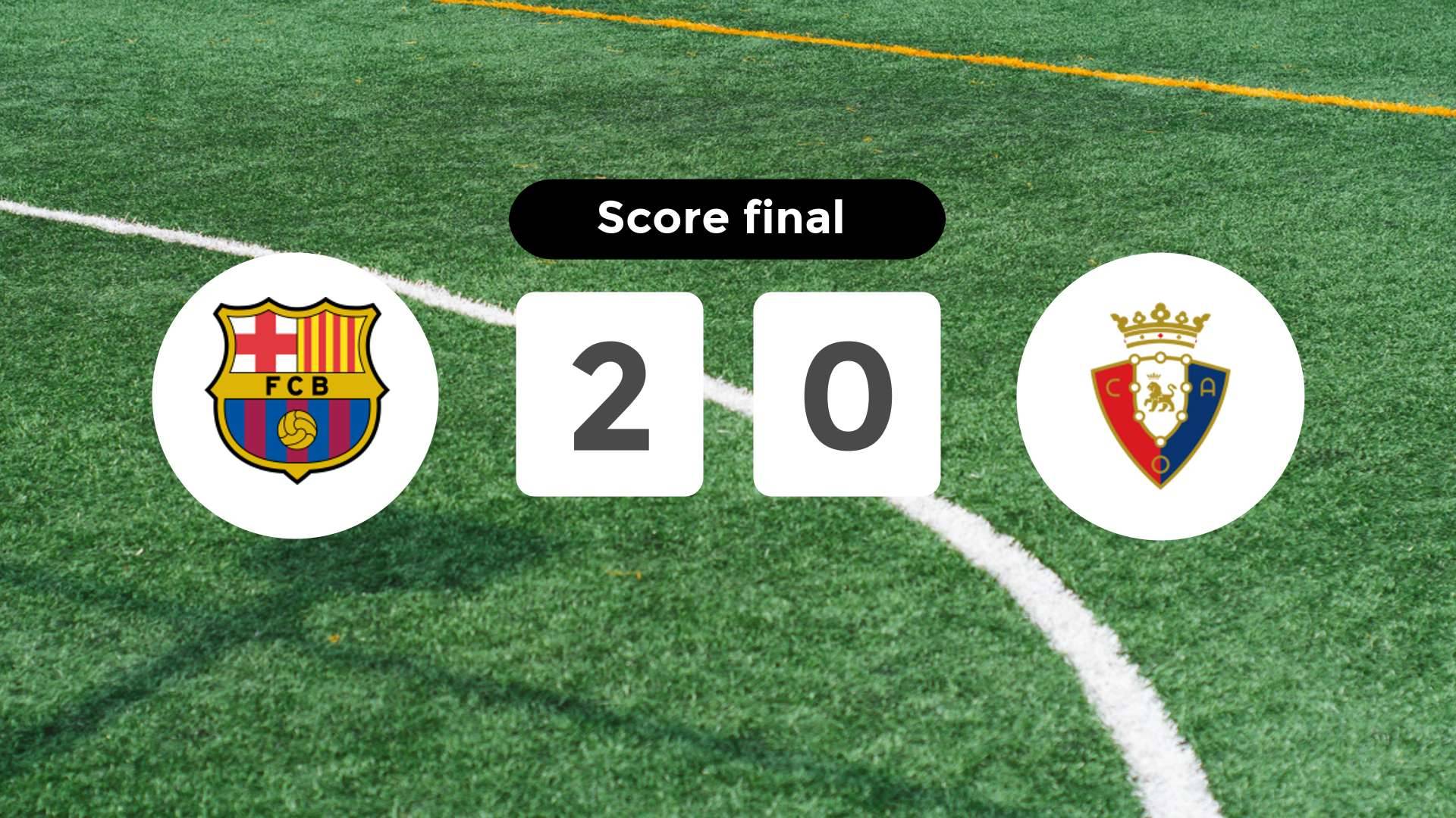 Résumé du match FC Barcelona vs Osasuna du 13 décembre 2025