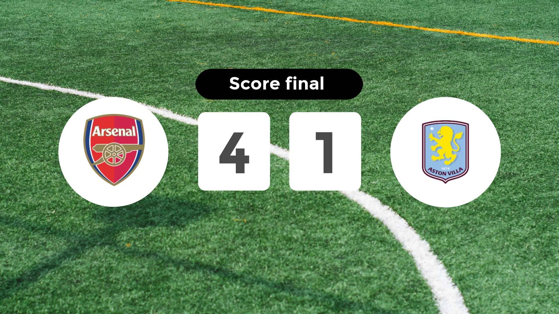 Résumé du match Arsenal vs Aston Villa du 30 décembre 2026