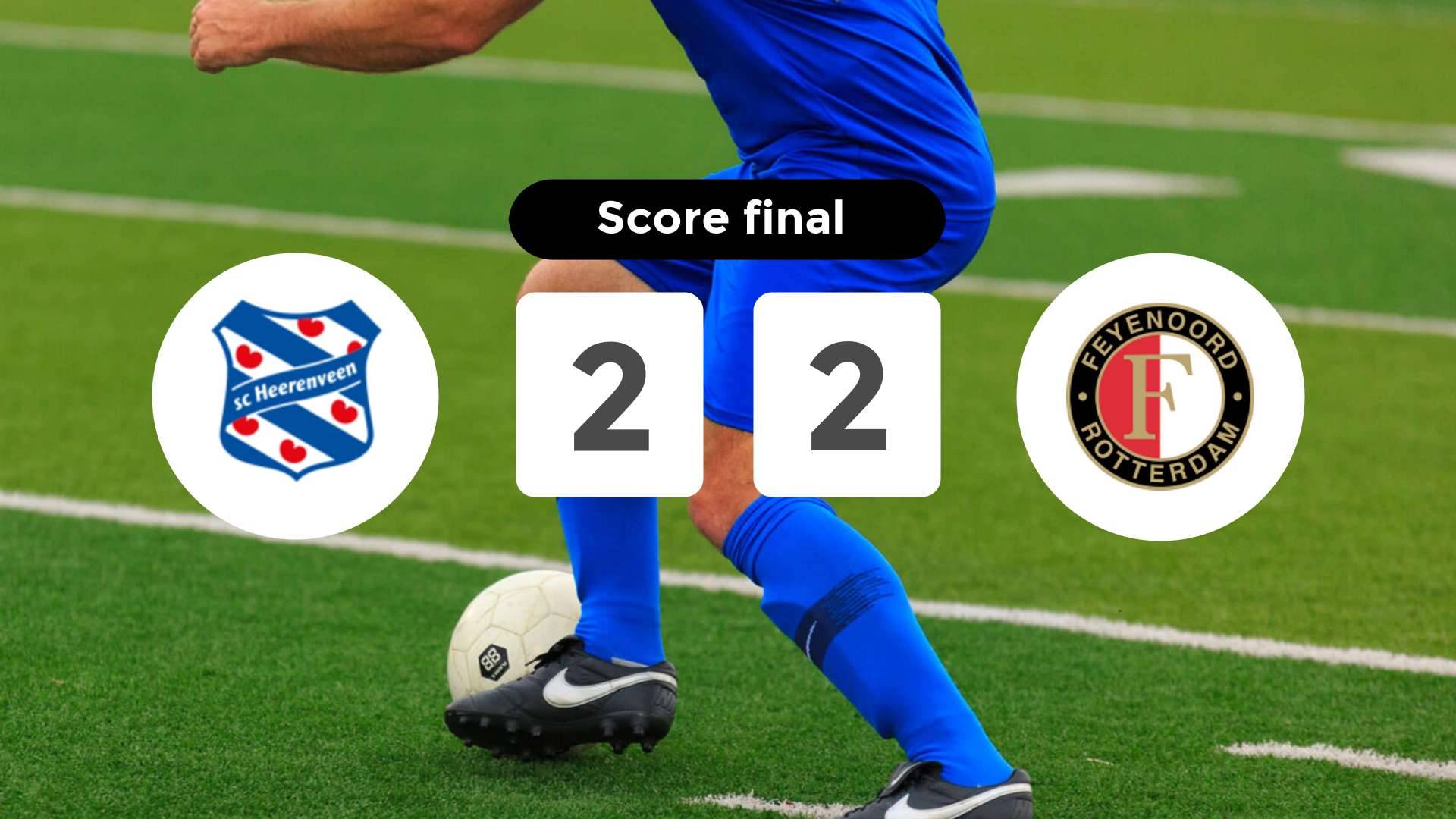 Résumé du match SC Heerenveen vs Feyenoord du 11 janvier 2026