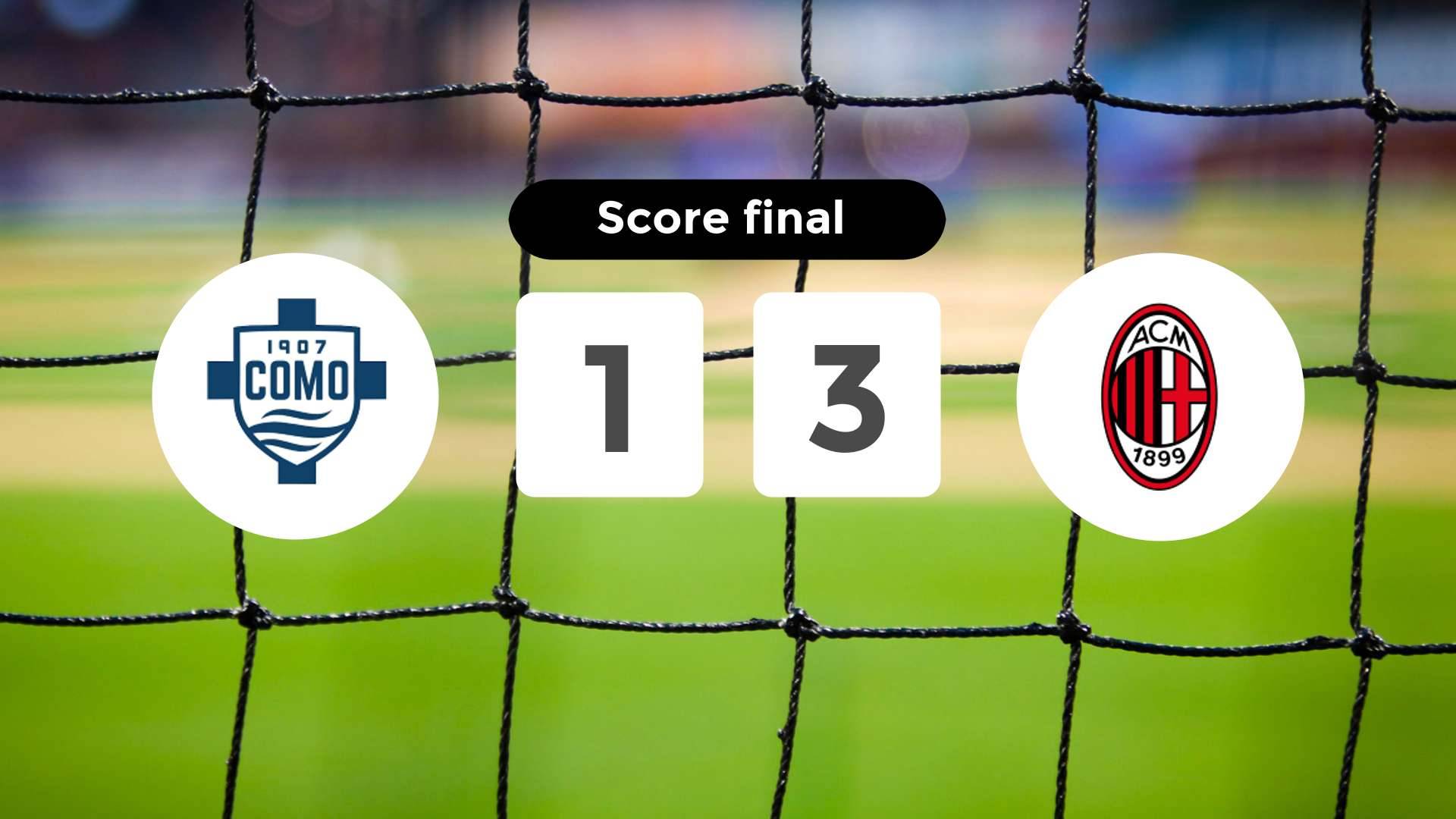 Résumé du match Como vs AC Milan du 15 janvier 2026