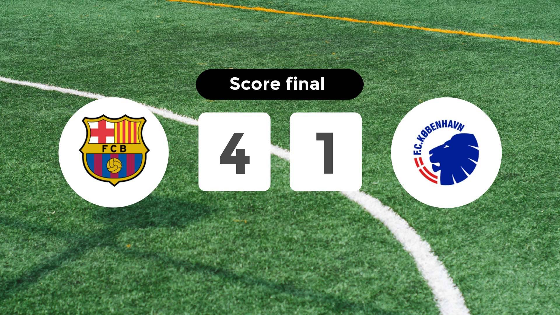 Résumé du match FC Barcelona vs FC København du 28 janvier 2026